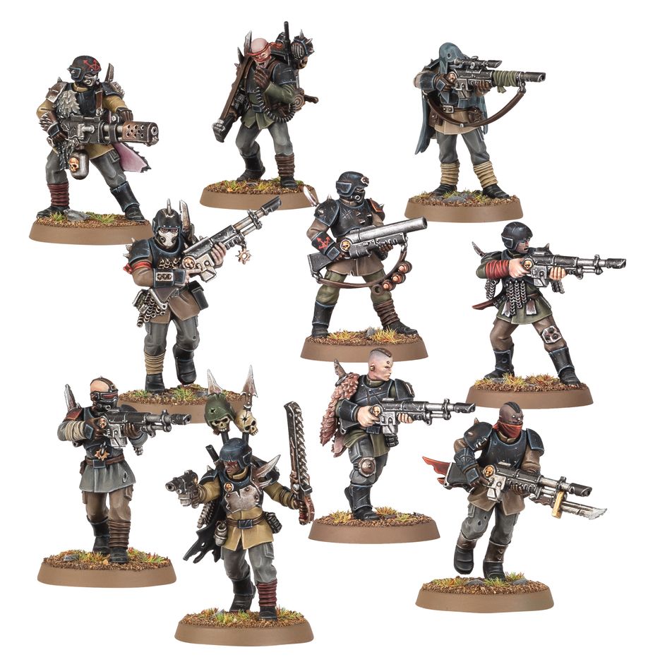 Warhammer 40,000 - Chaos Space Marines Traitor Guardsmen Squad – Goblinen
