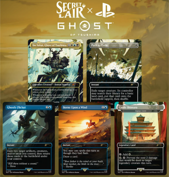 Magic The Gathering: Secret Lair x PlayStation - Secret Lair x Ghost o ...