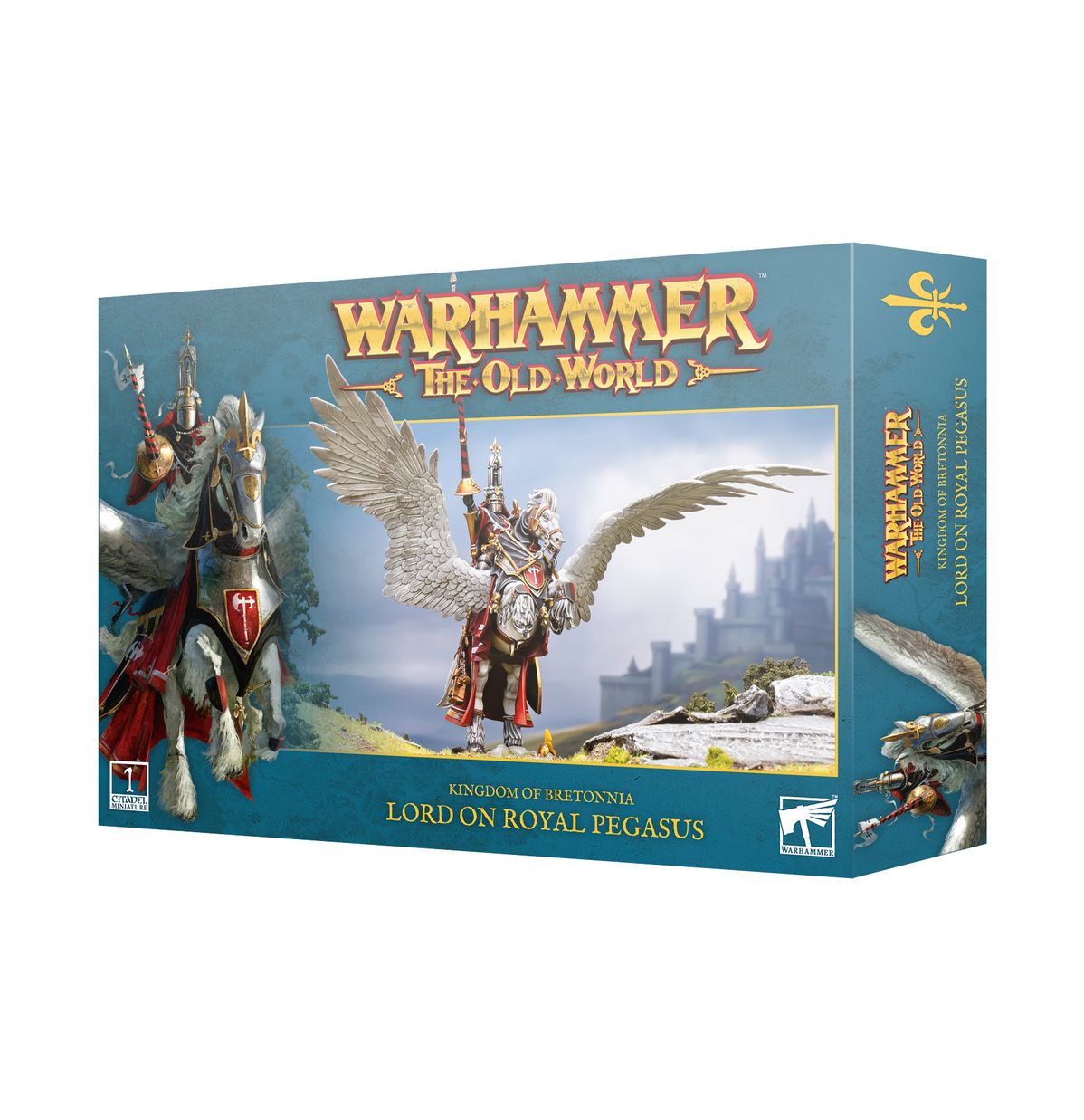 Warhammer The Old World - Kingdom of Bretonni Lord on Royal Pegasus ...